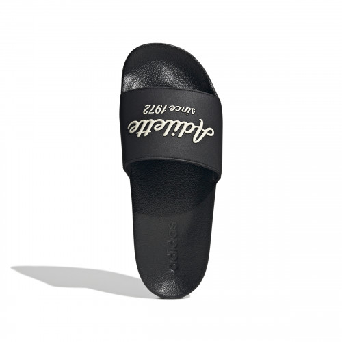 Black Adilette Flip-Flops - Olympique Lyonnais