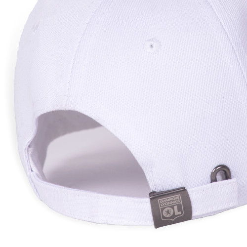 Casquette Basic OL Blanche Mixte - Olympique Lyonnais