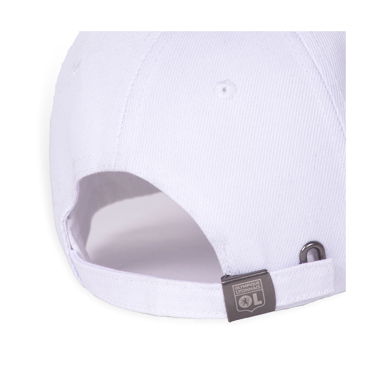 Ungendered Basic White OL Cap - Olympique Lyonnais