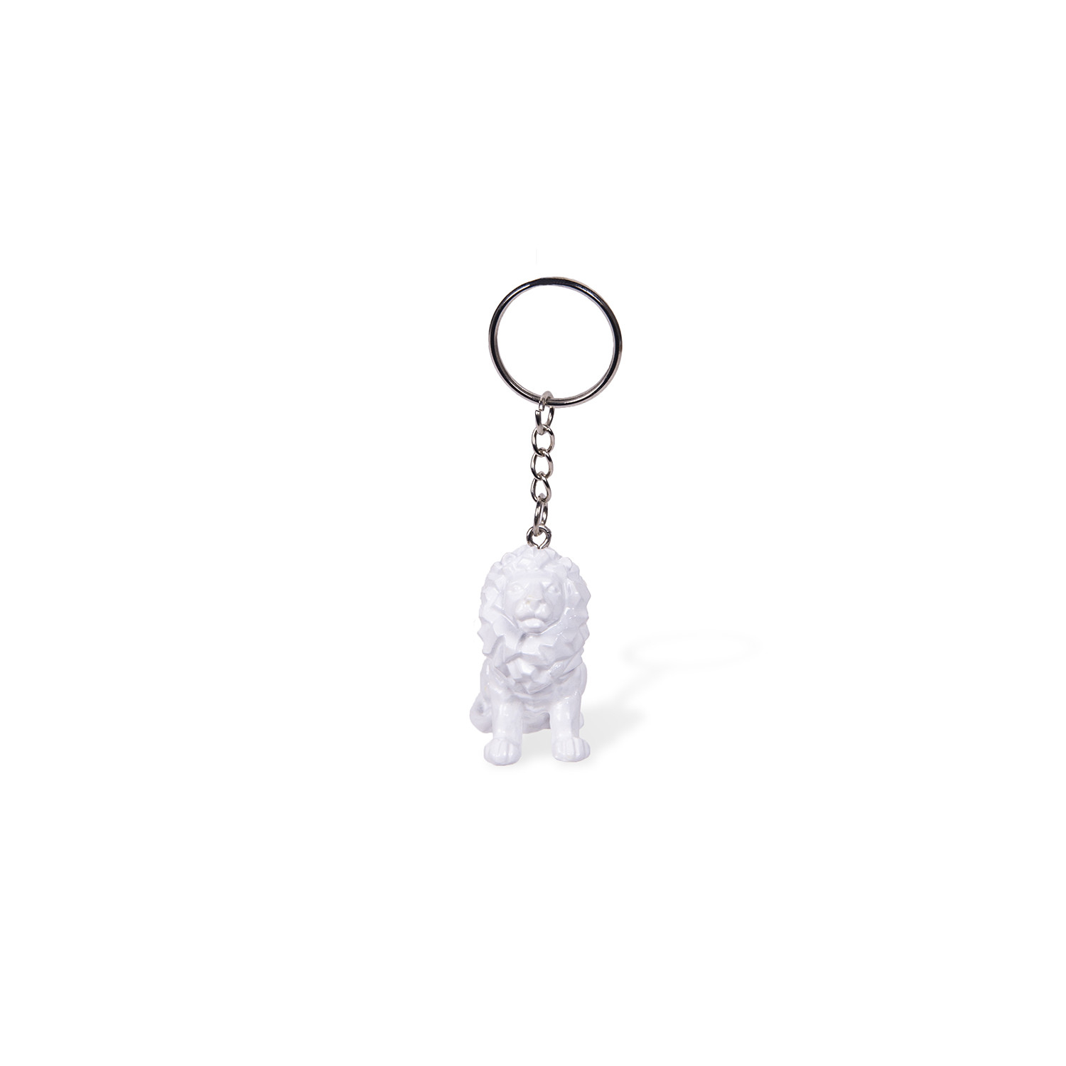 White Lion Key Ring - Olympique Lyonnais