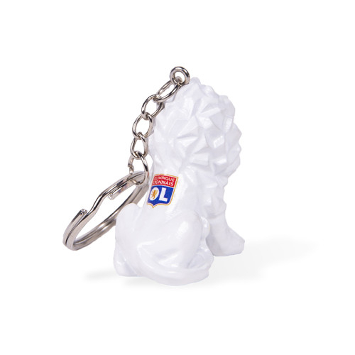 White Lion Key Ring - Olympique Lyonnais
