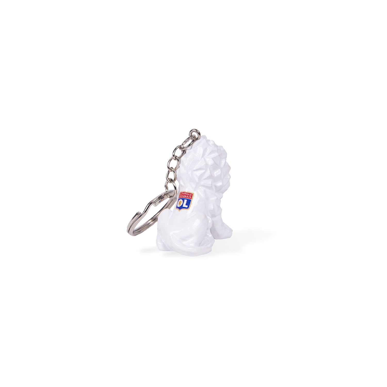 White Lion Key Ring - Olympique Lyonnais