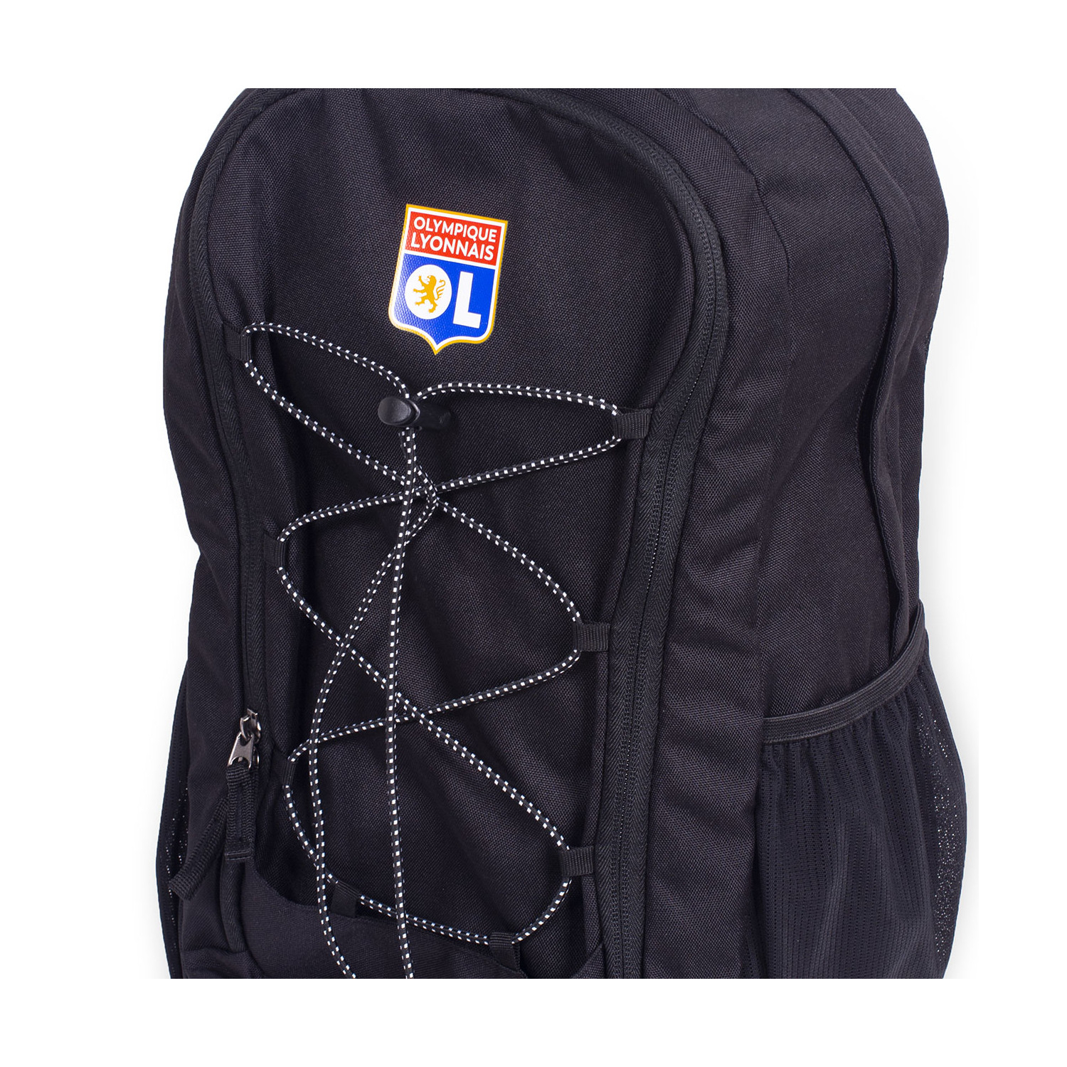 Basic Black Backpack - Olympique Lyonnais