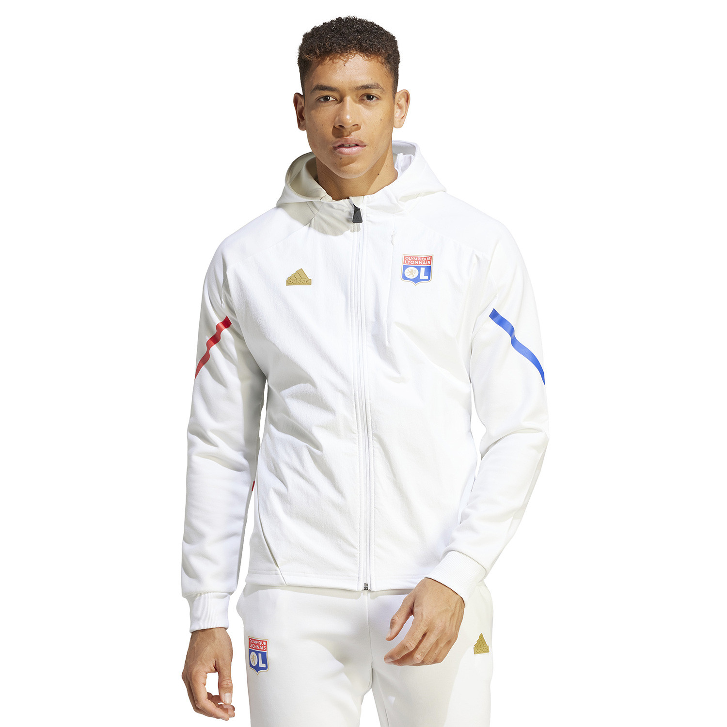 23-24 Unisex Home Hooded Jacket - Olympique Lyonnais