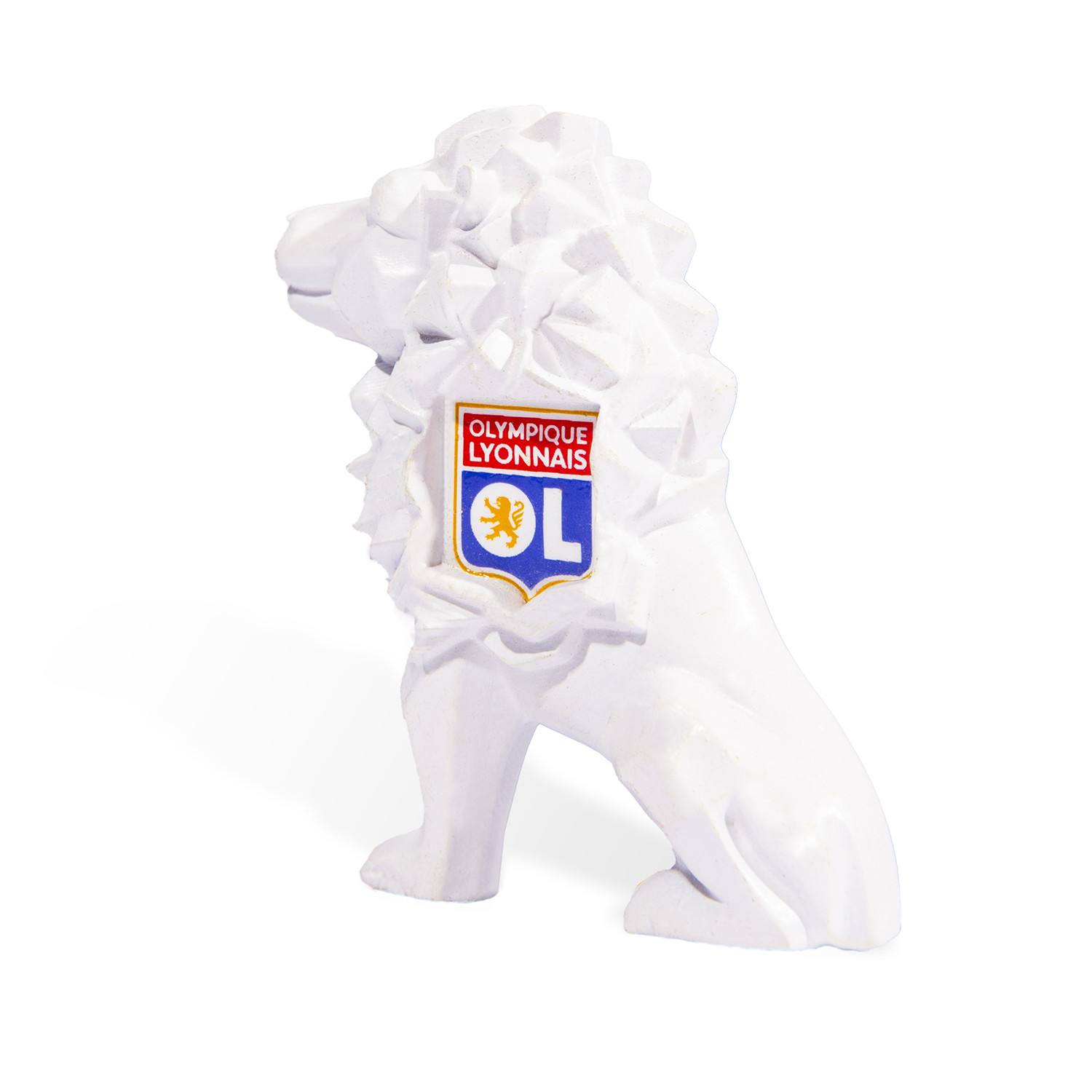 Magnet Lion Blanc - Olympique Lyonnais