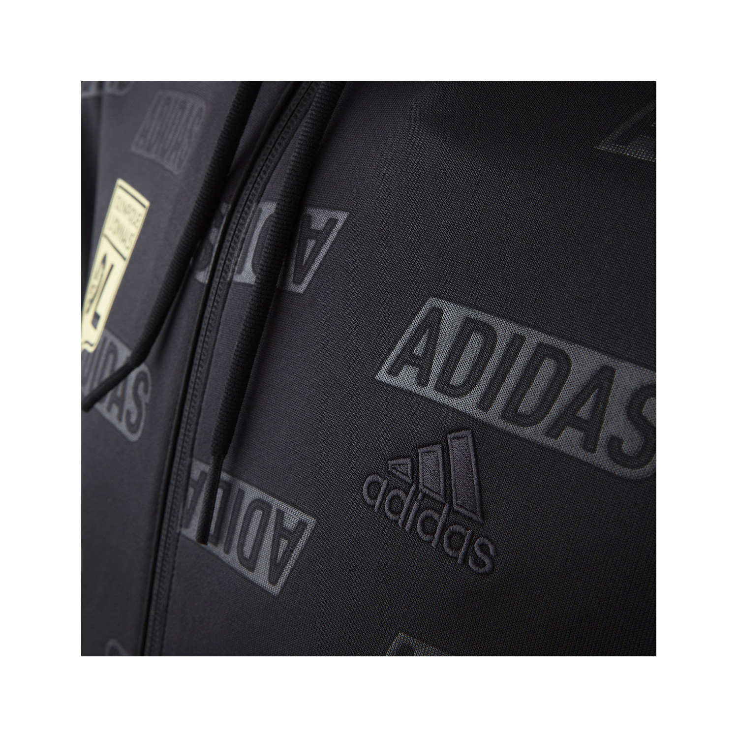 Men's Black BLV Hooded Jacket - Olympique Lyonnais