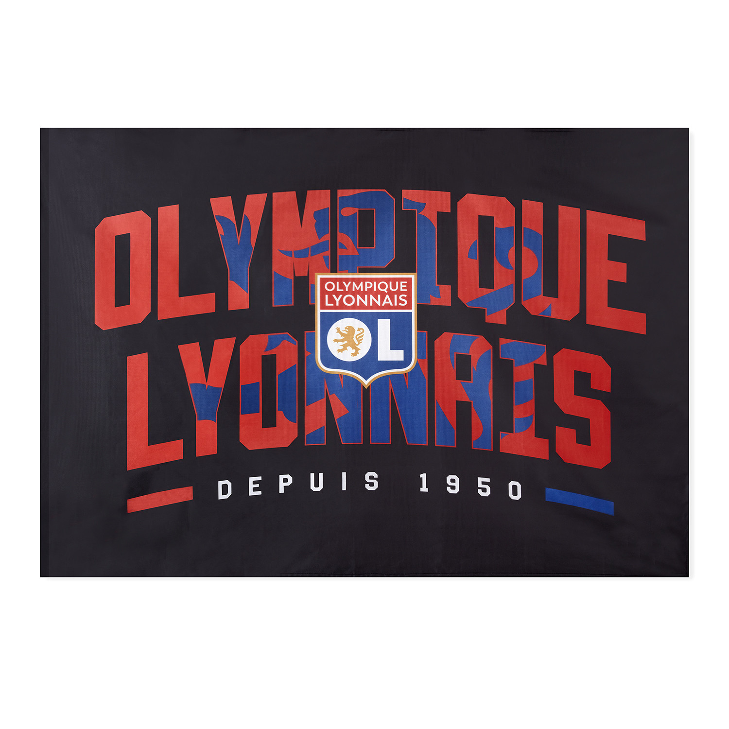 Drapeau Noir Unity - Olympique Lyonnais
