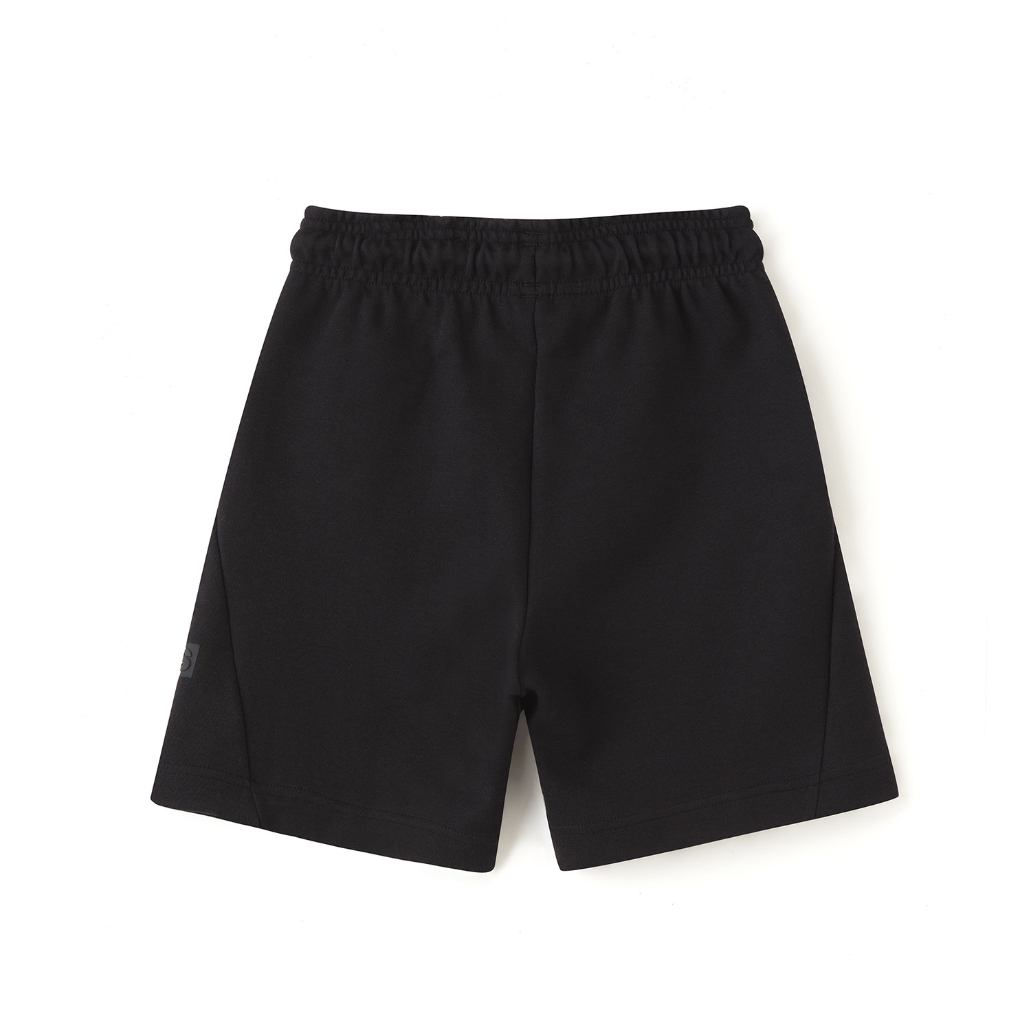 Junior's Black FI LOGO Shorts - Olympique Lyonnais