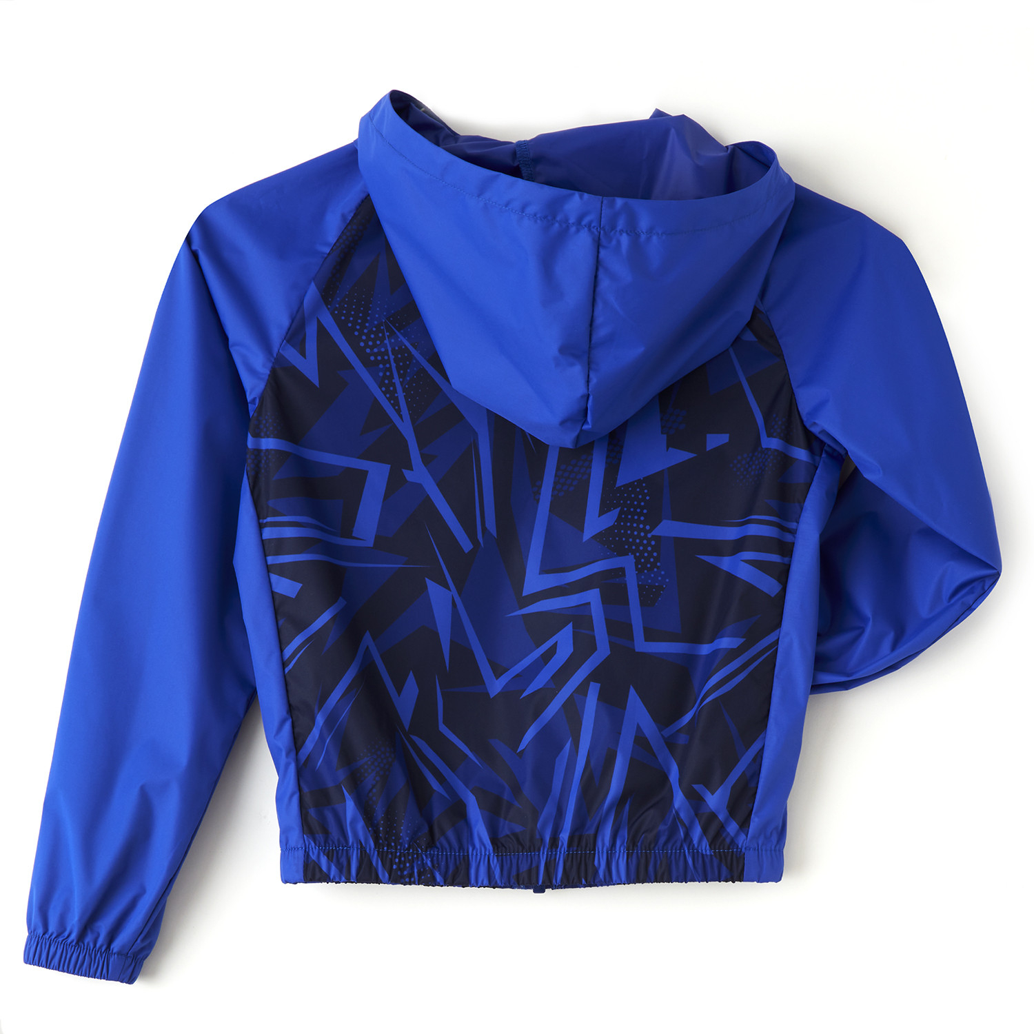 Junior's Training Strike Navy Blue Wind Breaker - Olympique Lyonnais