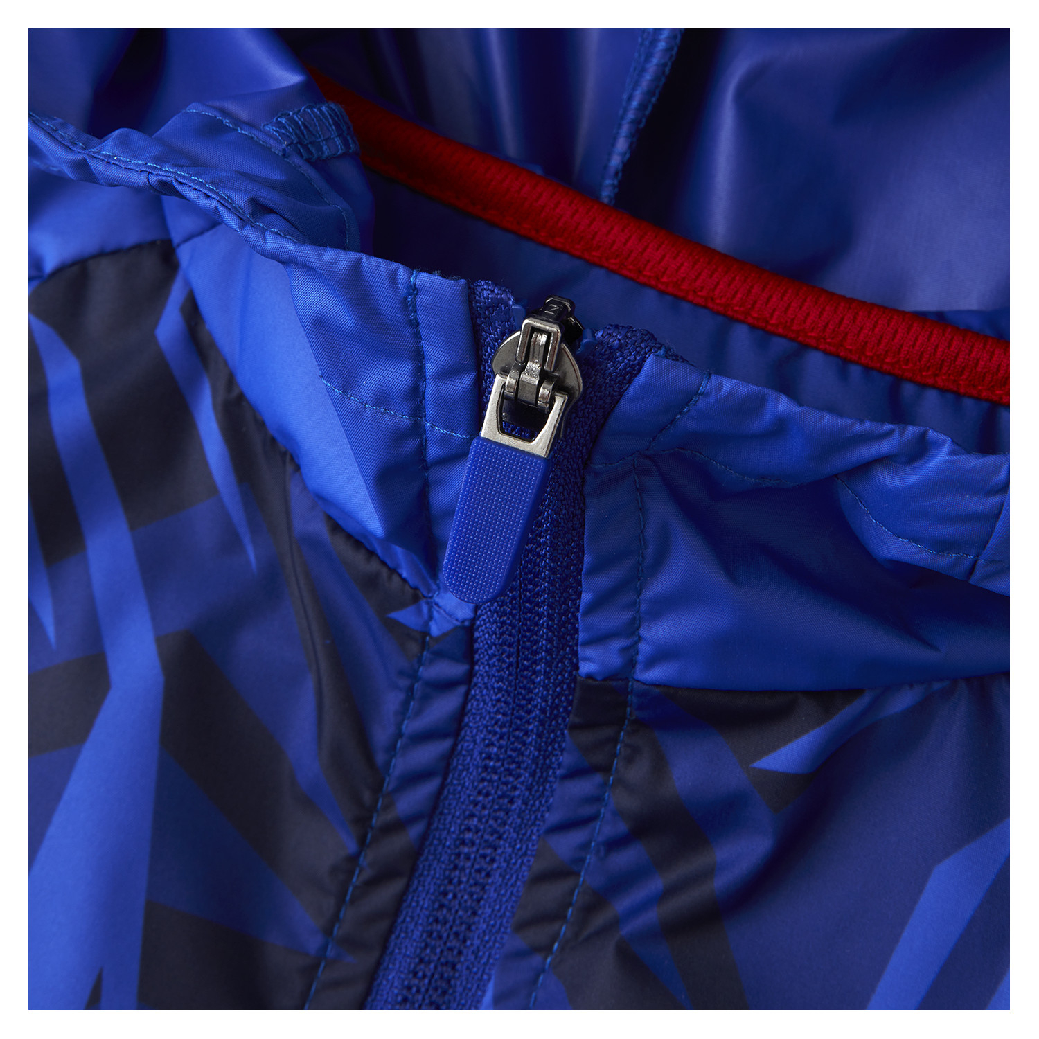 Junior's Training Strike Navy Blue Wind Breaker - Olympique Lyonnais