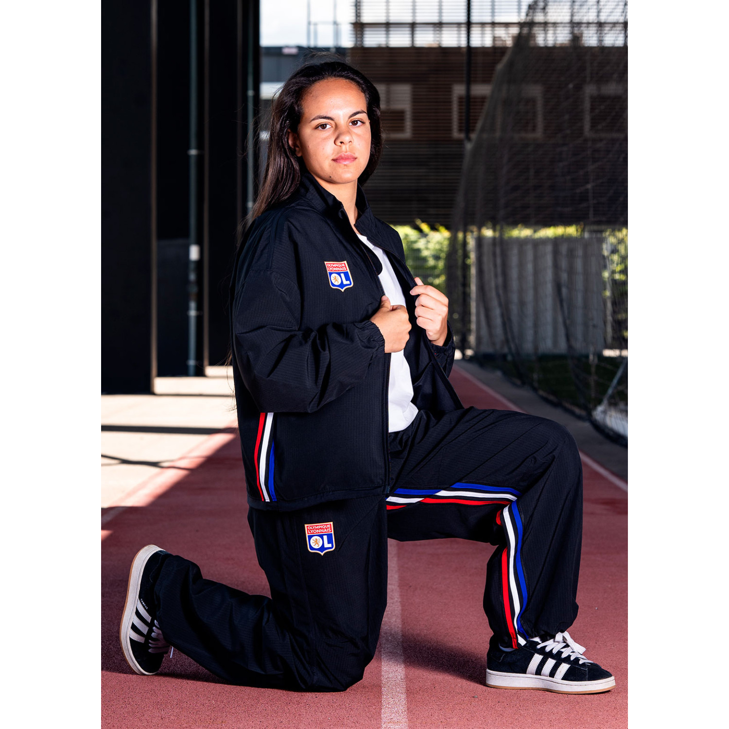 Veste Oversize OL NATION Noire Femme - Olympique Lyonnais
