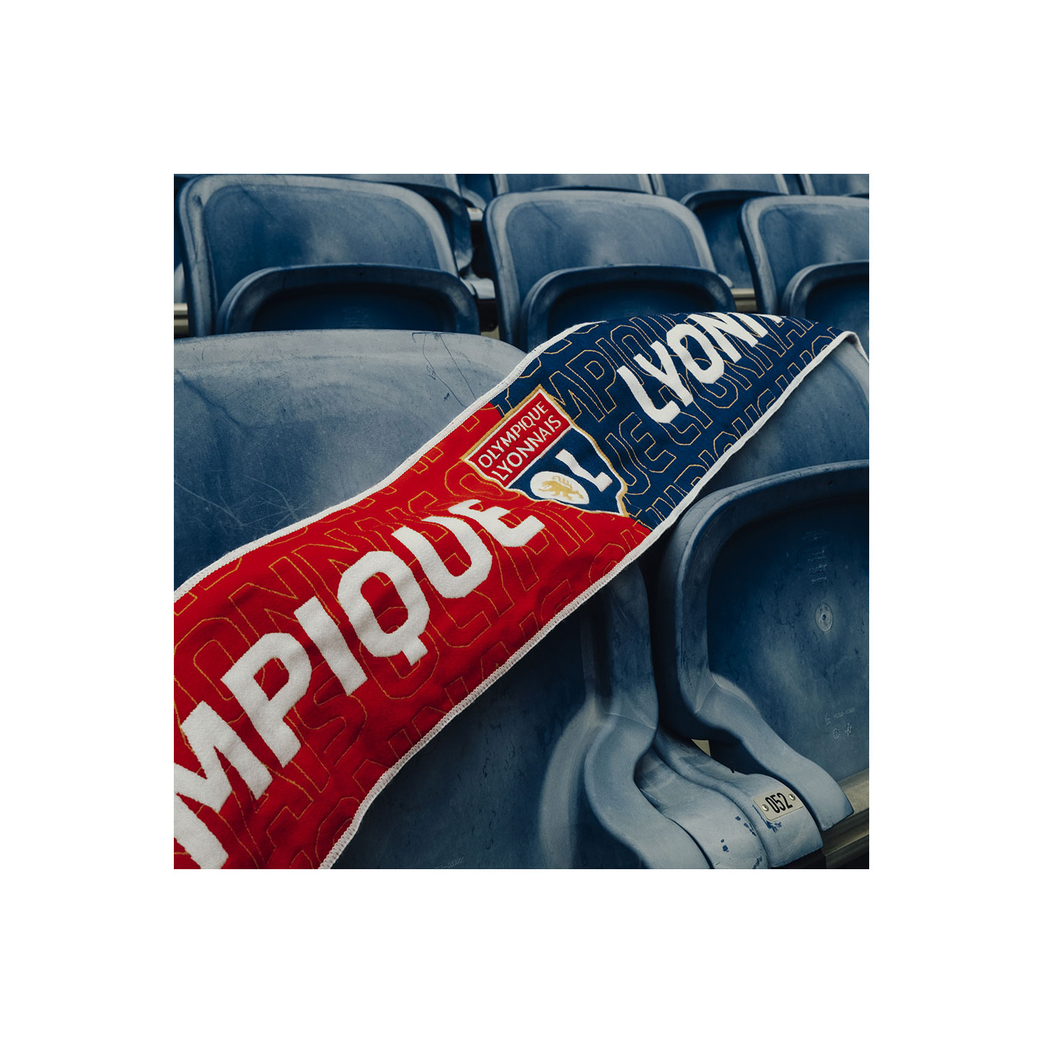 OL Red and Blue Scarf - Olympique Lyonnais