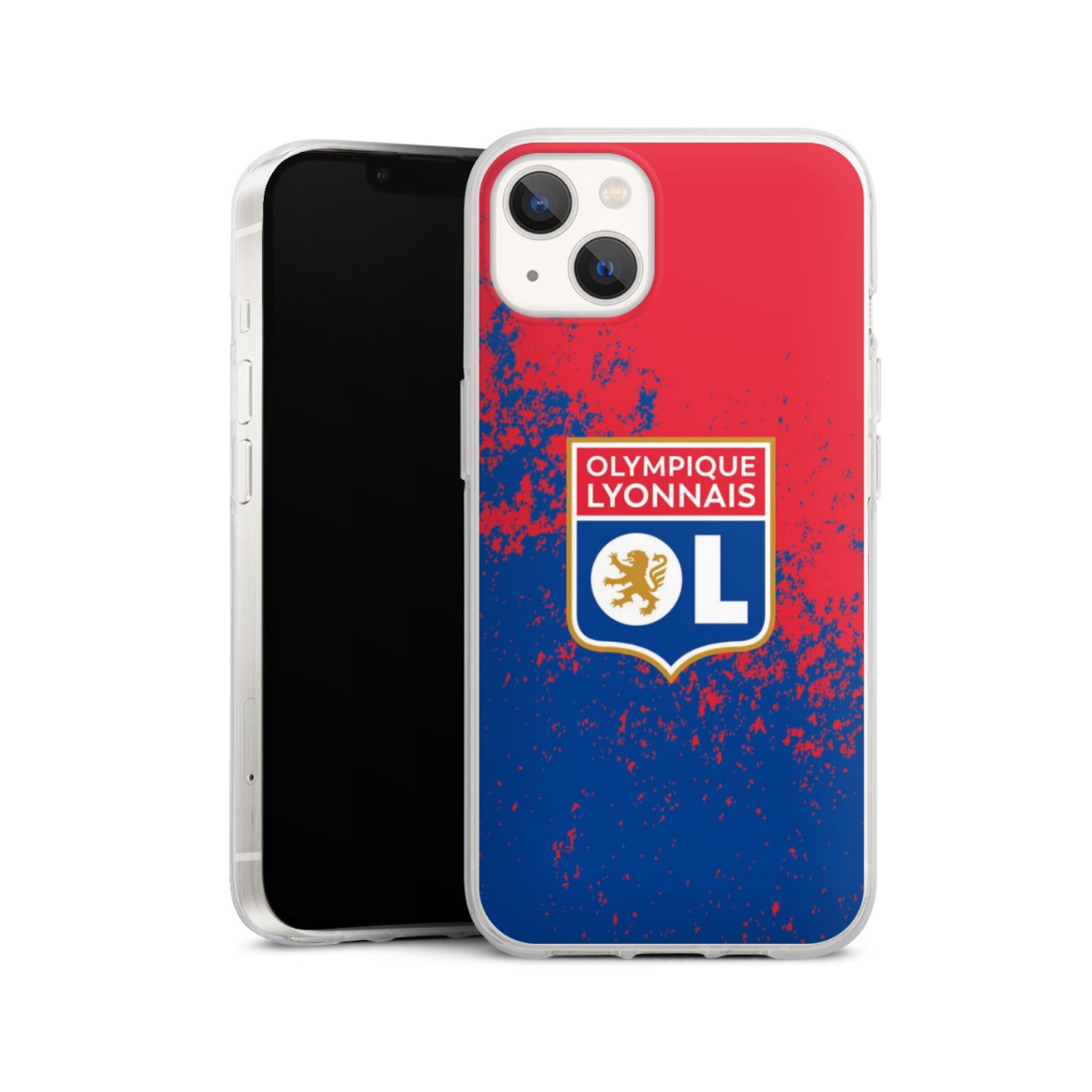 Olympique Lyonnais Grunge Phone Case