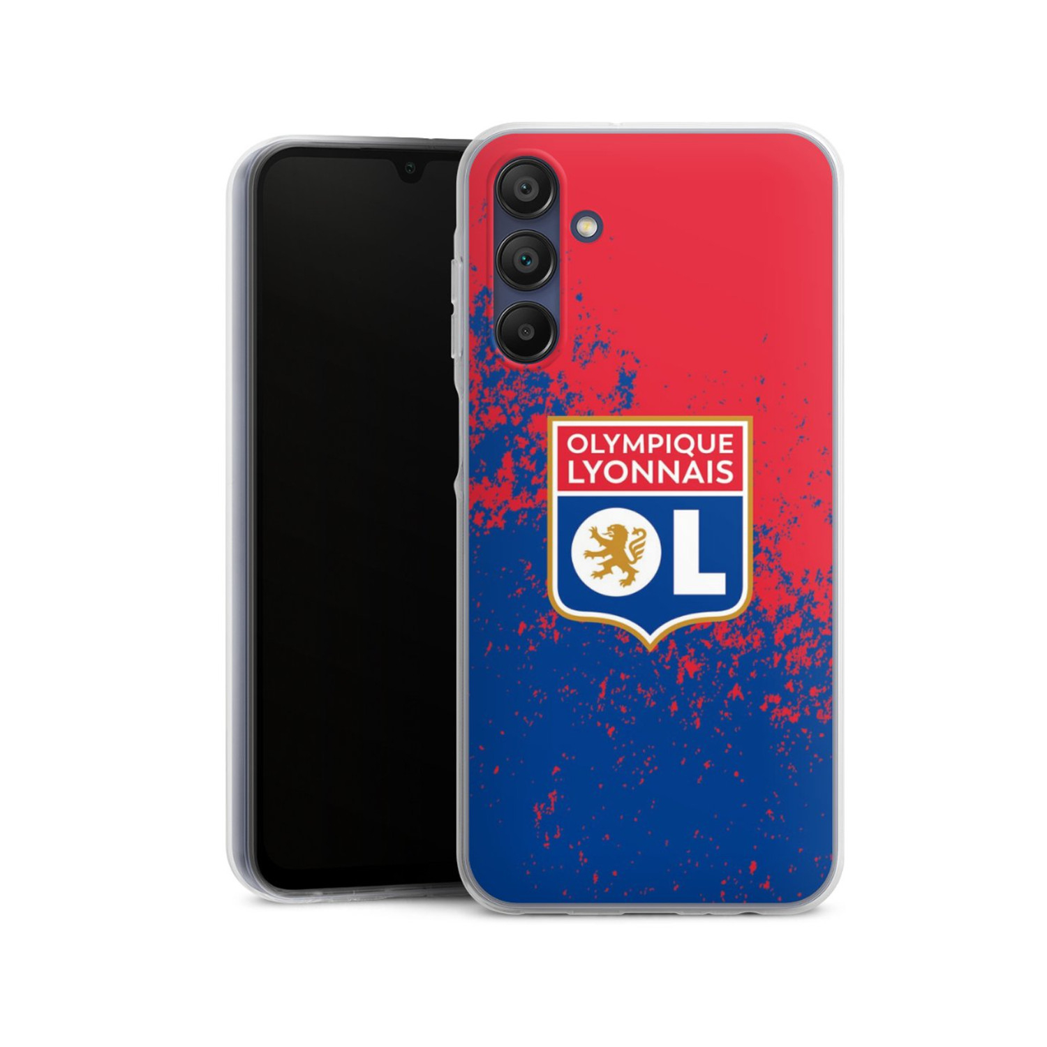 Olympique Lyonnais Grunge Phone Case