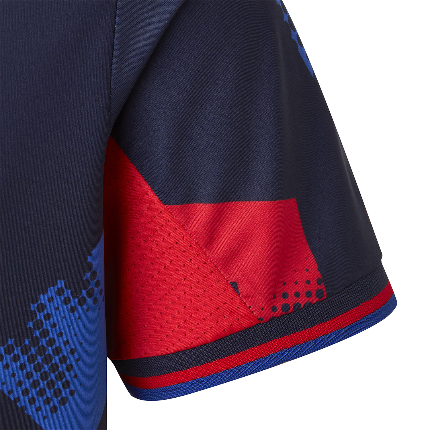 Navy Blue Men’s Training Fusion Polo - Olympique Lyonnais
