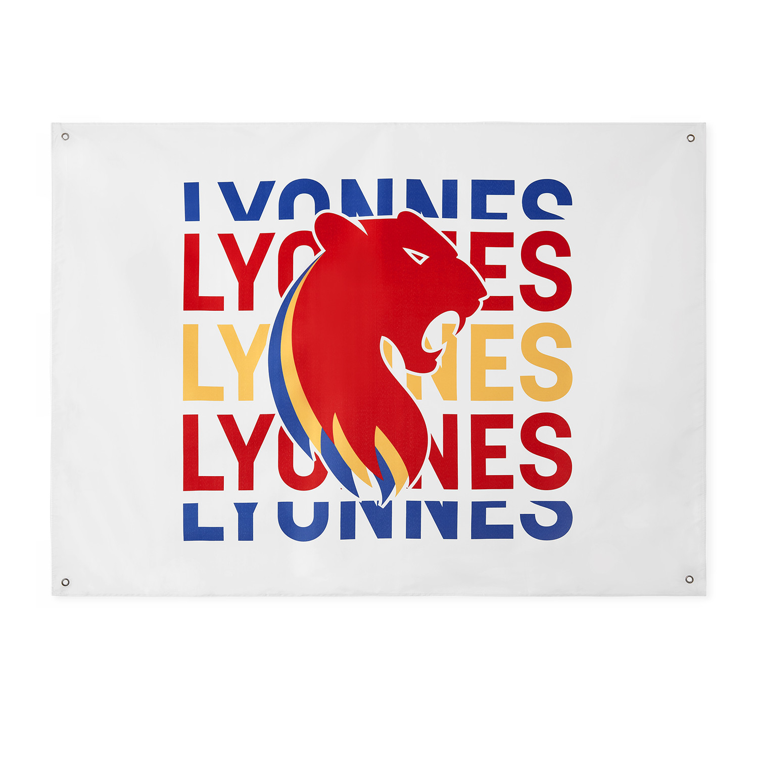 OL Lyonnes Supporter Flag - Olympique Lyonnais