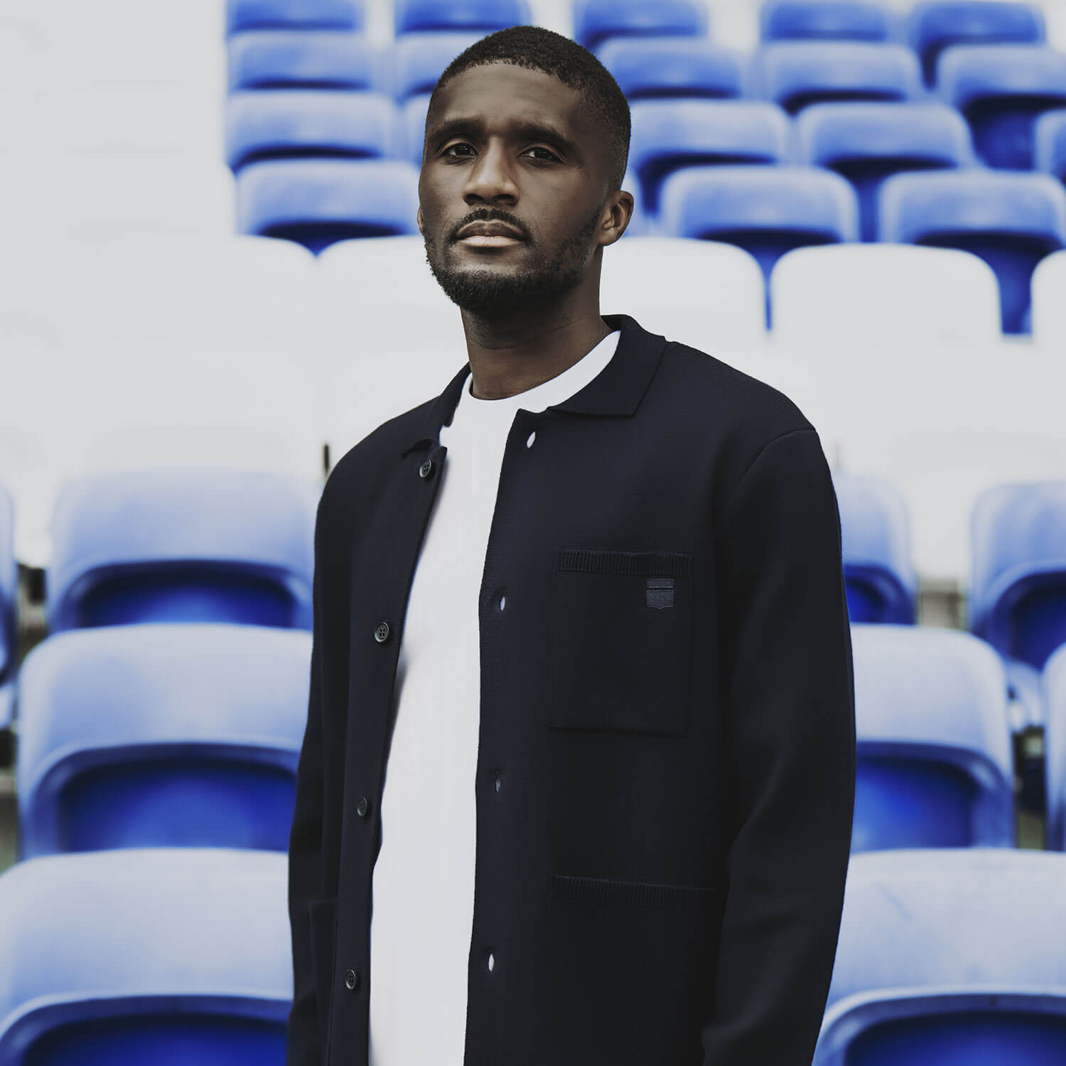 Gilet Cardigan Maille OL X IZAC Homme - Olympique Lyonnais