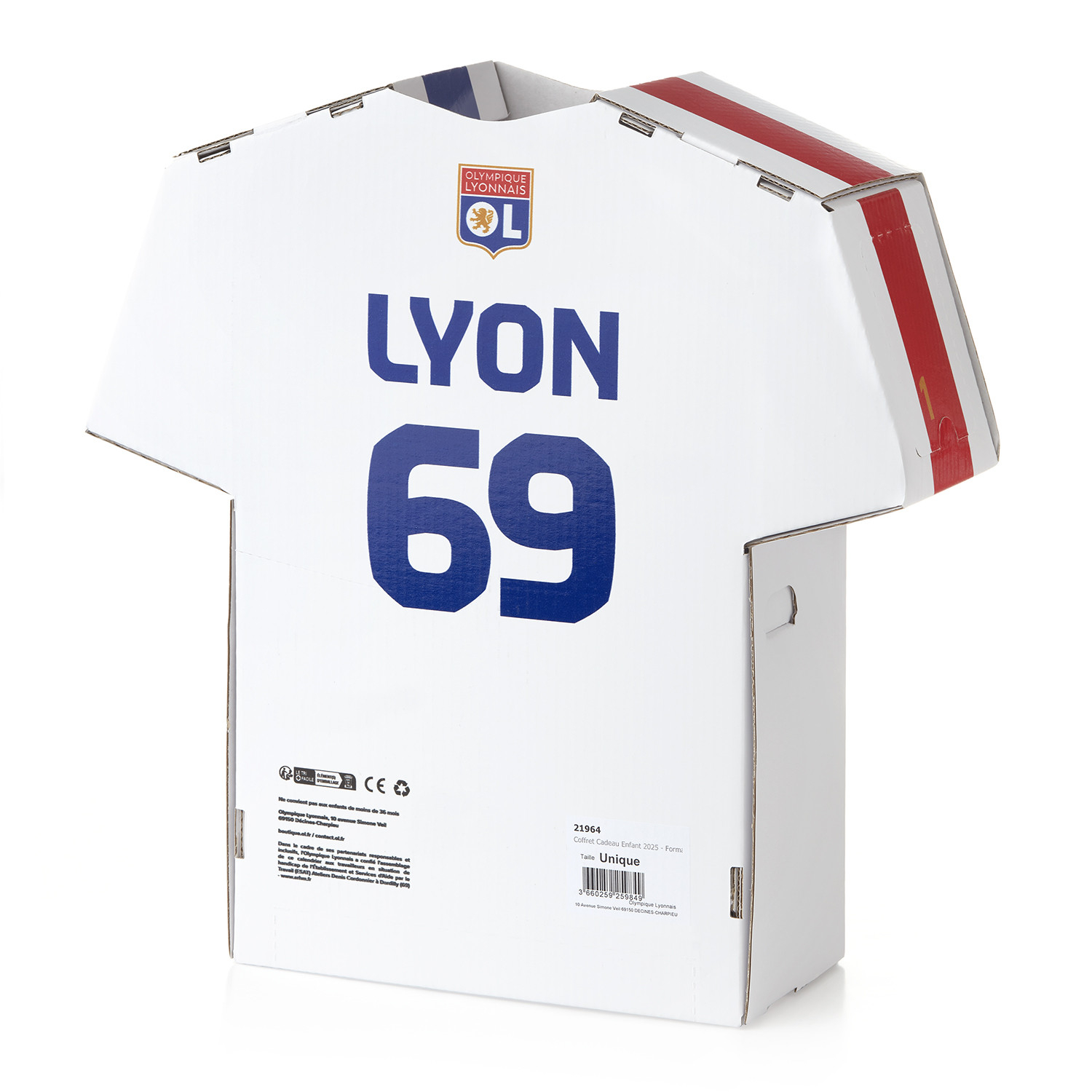OL jersey-shaped gift box – Children - Olympique Lyonnais