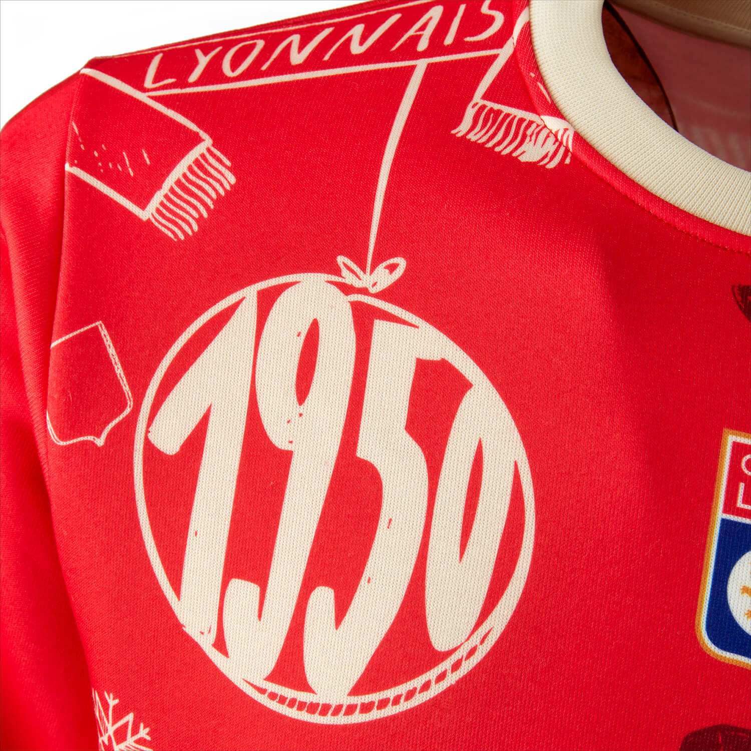 OL Christmas Sweater - Olympique Lyonnais