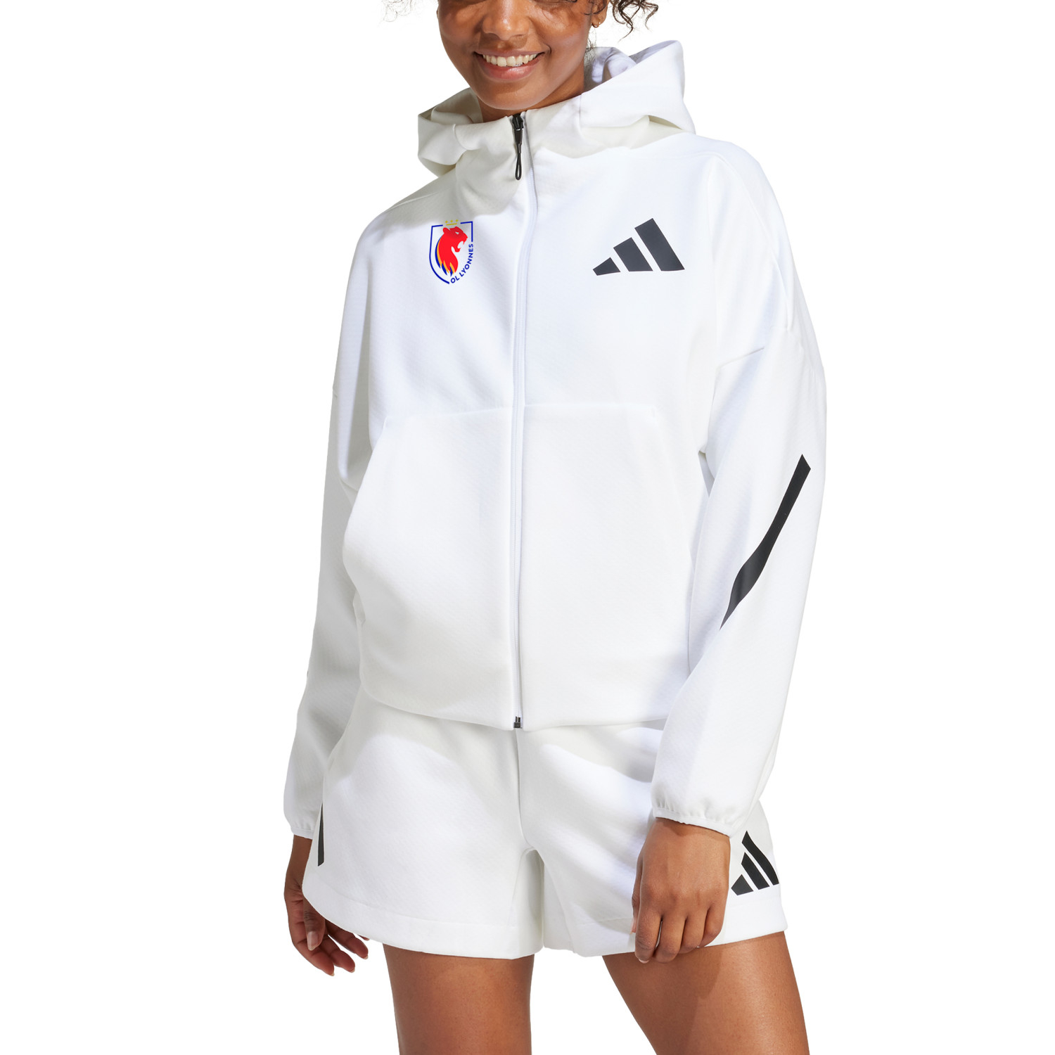 Veste entrée pelouse joueuse femme OLL 25-26 - Olympique Lyonnais
