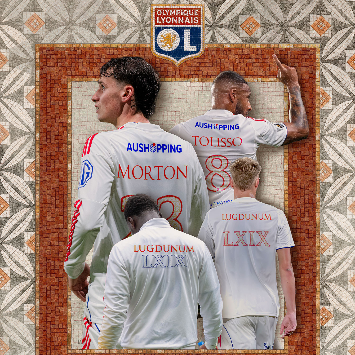 Maillot Domicile Homme Lugdunum LXIX 25-26 - Olympique Lyonnais