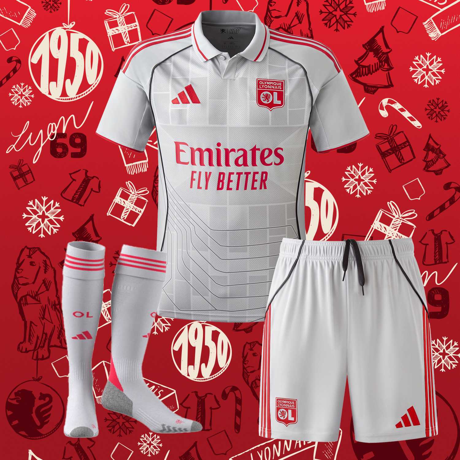 Emirates Junior Third kit 25-26 - Olympique Lyonnais