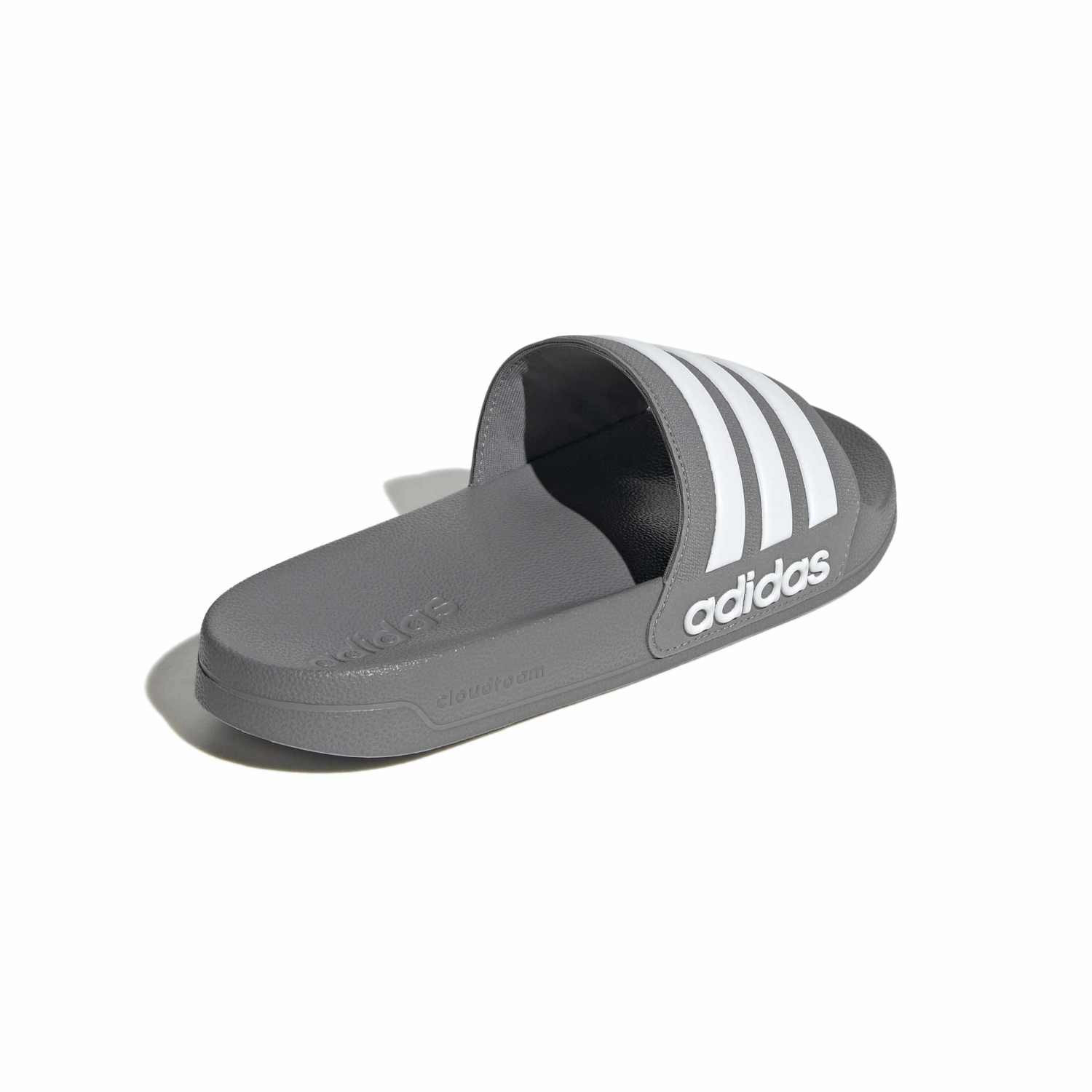 Grey Adilette Flip-Flops - Olympique Lyonnais