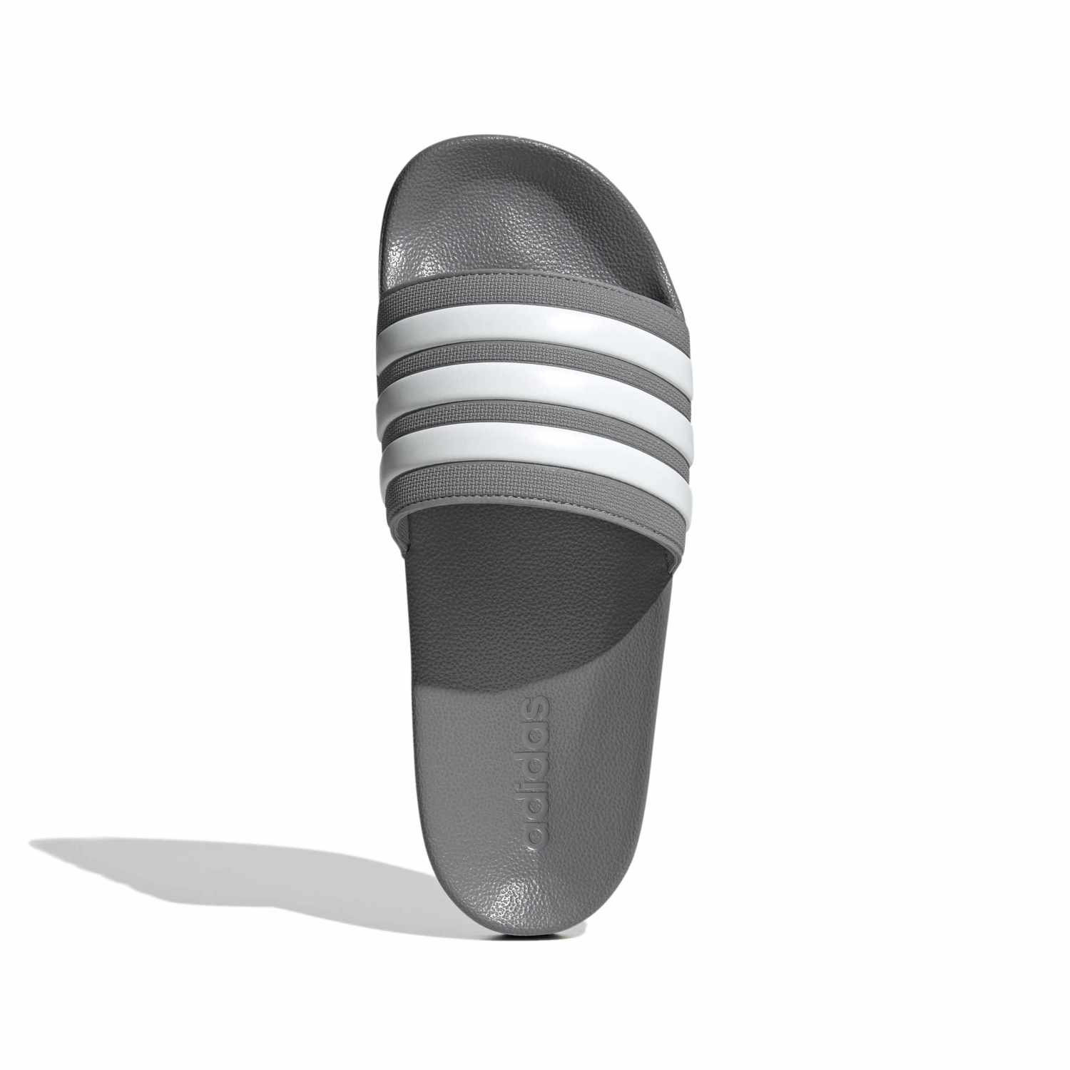 Grey Adilette Flip-Flops - Olympique Lyonnais