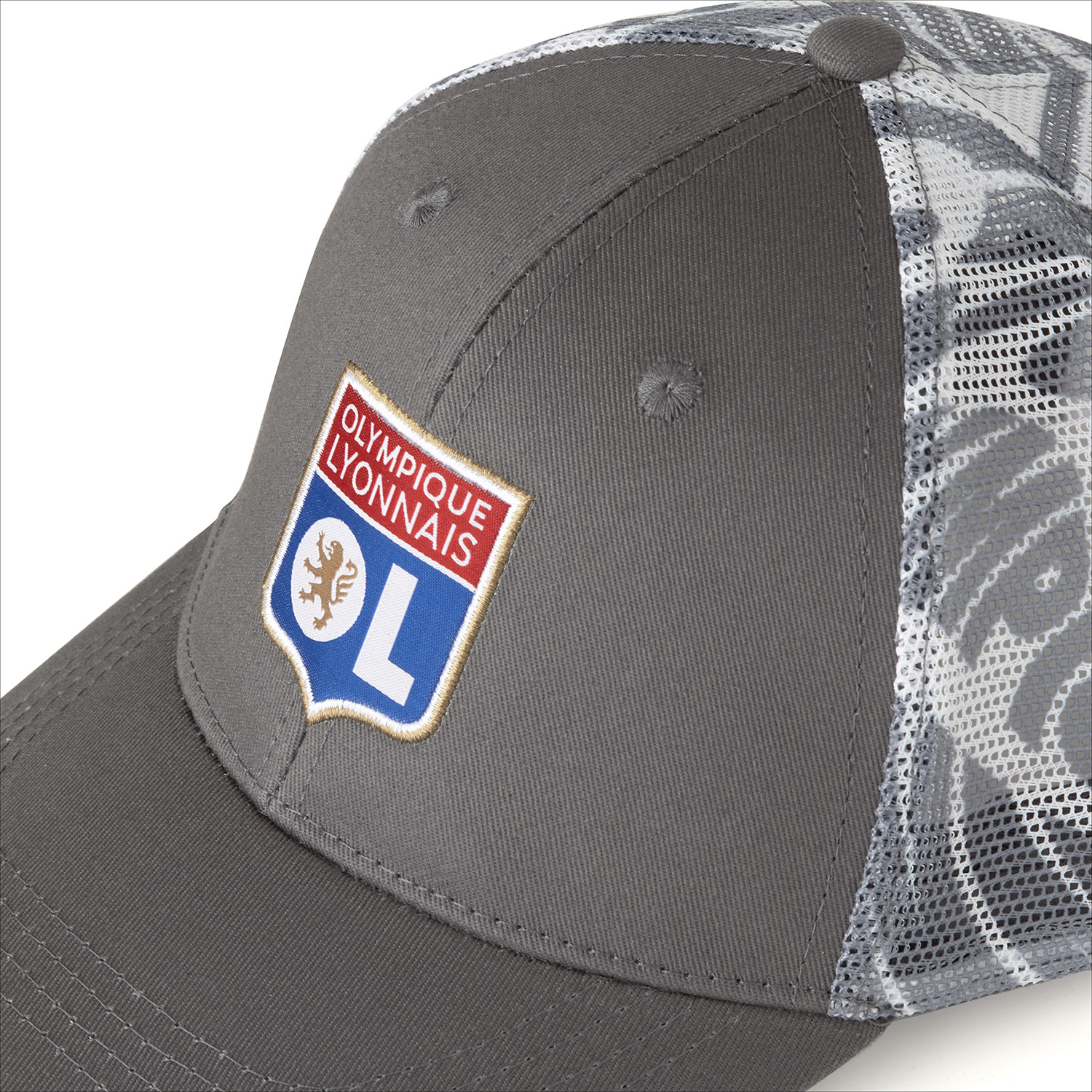 OL Twist Grey Cap Junior - Olympique Lyonnais